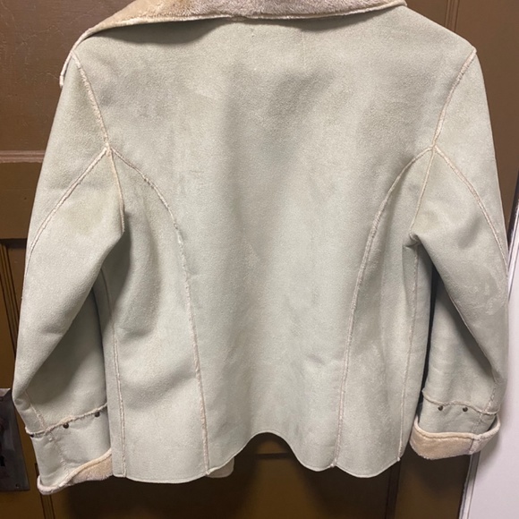 Catispia | Jackets & Coats | Pistachio Color Suede Jacket | Poshmark